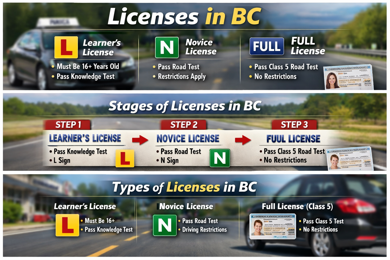 Licenses in BC | Types of Driver’s & Government Licenses Explained
